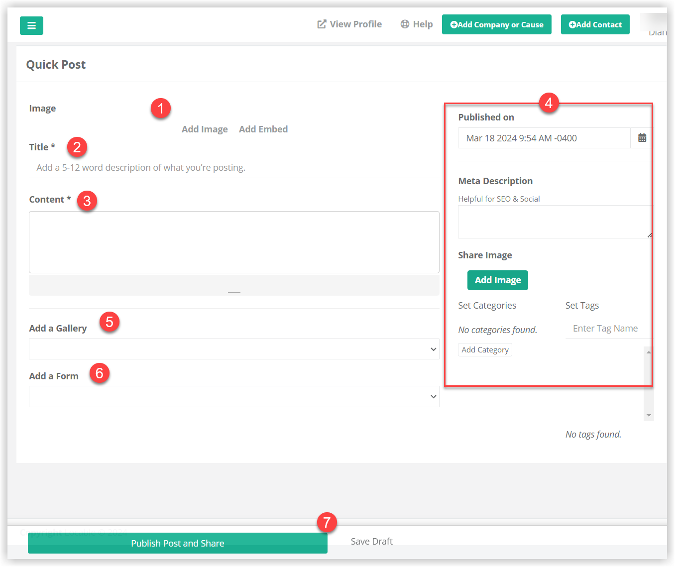 Understanding Quick Posts